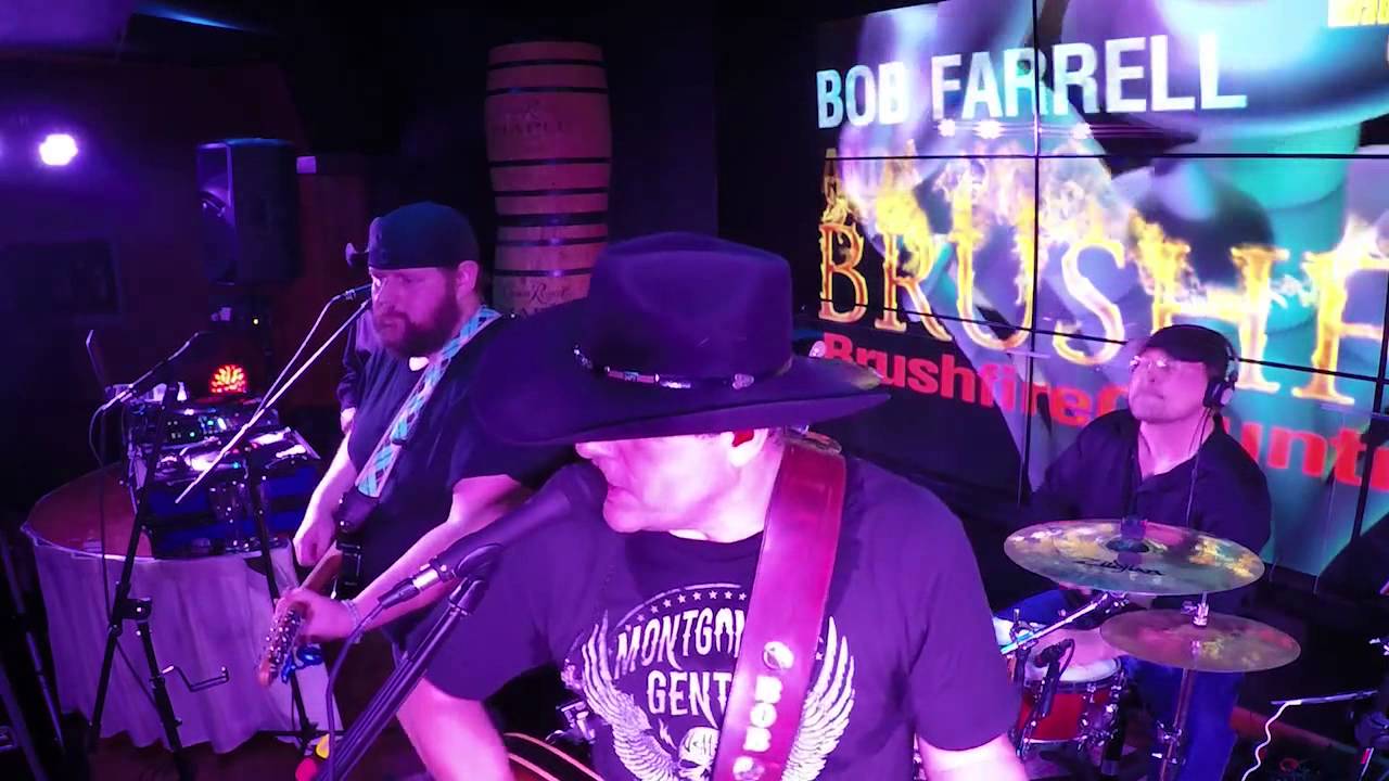 Bob Farrell and Brushfire perform Burnin' Love Talk to me Texas Play it ...