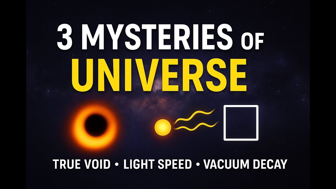 True Void, Speed of Light & Vacuum Decay — 3 Mysteries of the Universe ...