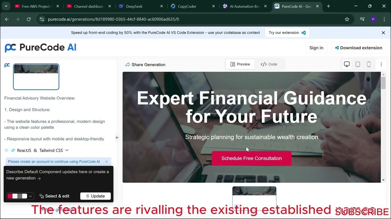 PureCode AI: Revolutionizing Front-End Development with Natural Language to UI Code Conversion ...
