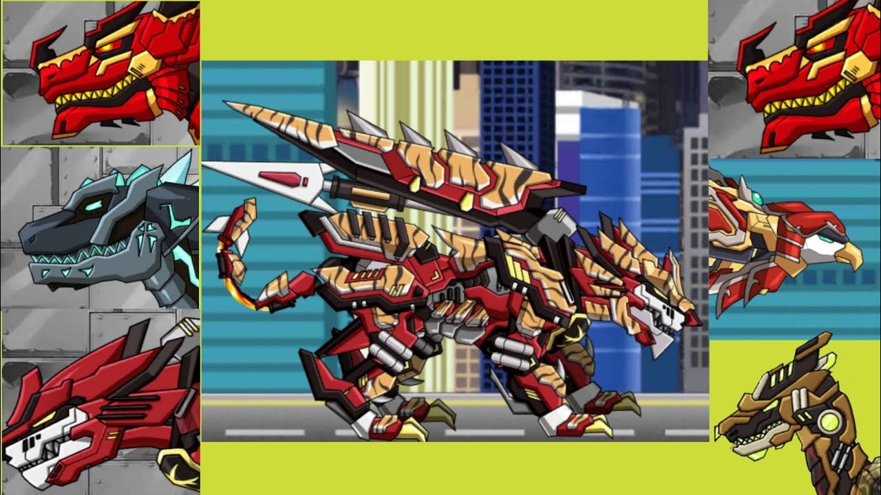 Jurassic world ROBOT Robot dinosaurs dino bones Cyber Dino fight t rex ...