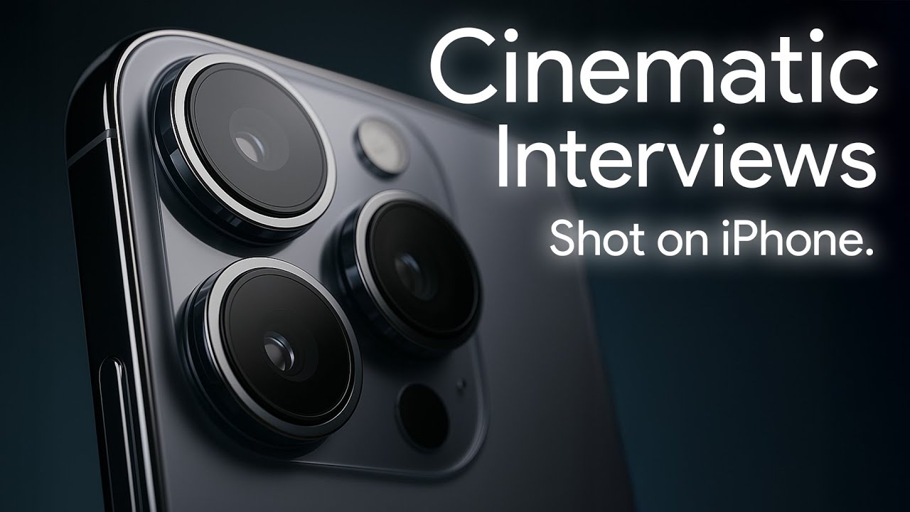 How to Film CINEMATIC iPhone Interviews [5 Easy Steps] - YouTube