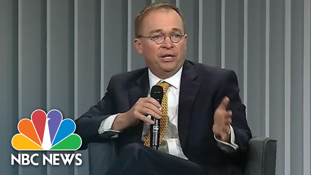 Mick Mulvaney On Ukraine: 'Politics Can And Should Influence Foreign ...