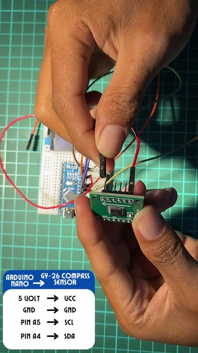Mengakses GY-26 Compass Sensor Menggunakan Arduino - YouTube