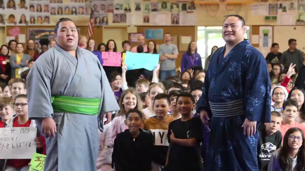 Pacific Update - Lester Middle School Sumo Visit - YouTube