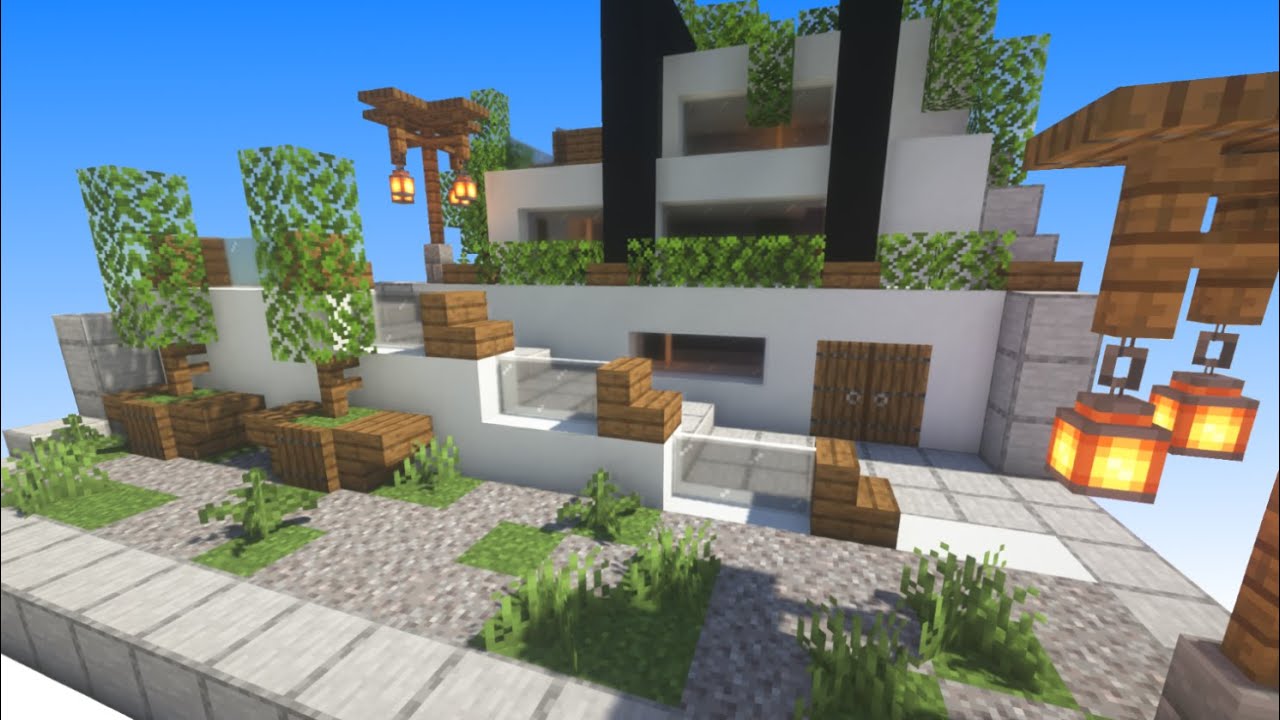 Minecraft 16x16 Build (008) | Modern House - YouTube