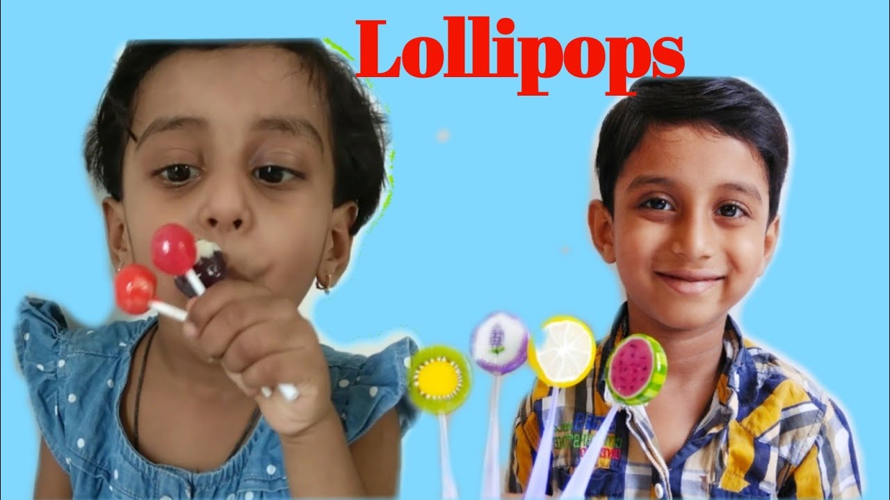 Nursery rhymes with lollipops for kids & learn colors - YouTube