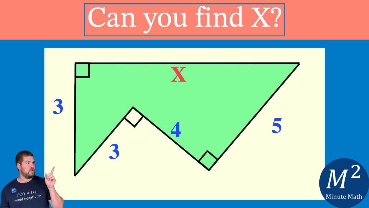 Can you calculate the value of X in the given figure? | Minute Math ...