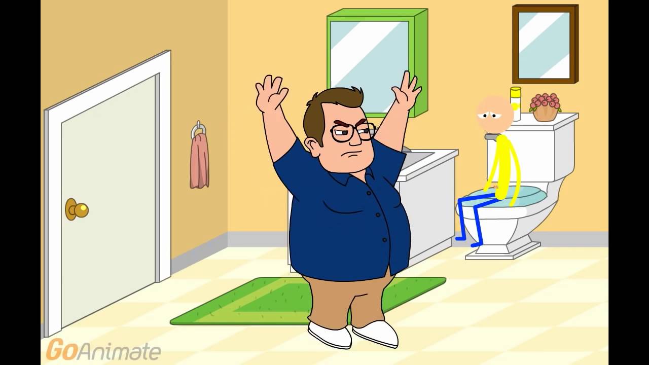 Go!Animate: Caillou Drinks Pee/ Grounded - YouTube