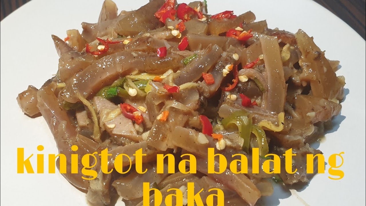 KINIGTOT NA BALAT NG BAKA - YouTube