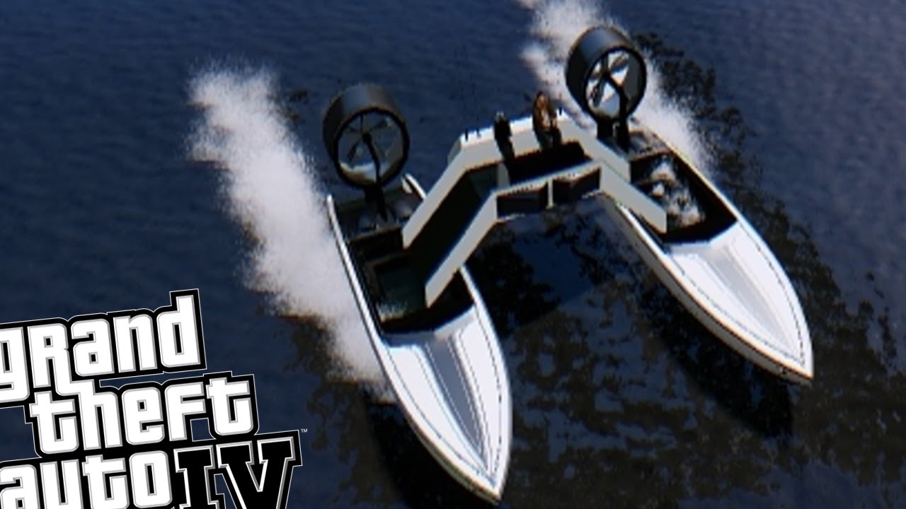 GTA IV - Jetmax Aero Katamaran (Cool Boat Mod) - YouTube