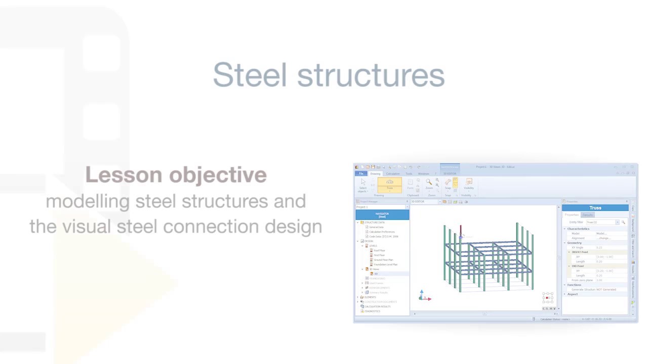 EdiLus Tutorial - Steel structures - ACCA software - YouTube