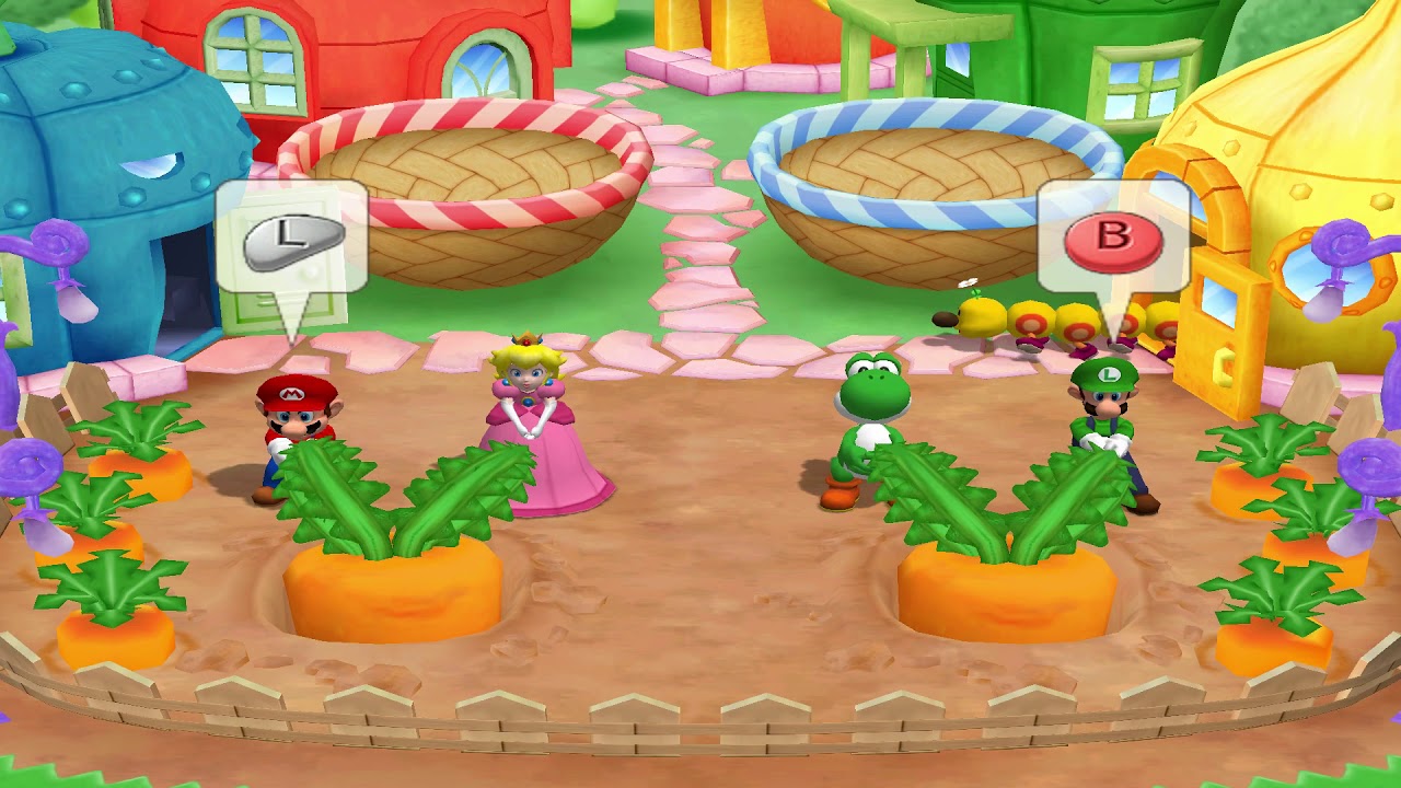 Mario Party 6 - Garden Grab (Day, Multiplayer) - YouTube