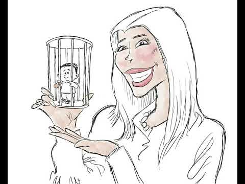 Drawing a political cartoon about Ivanka Trump