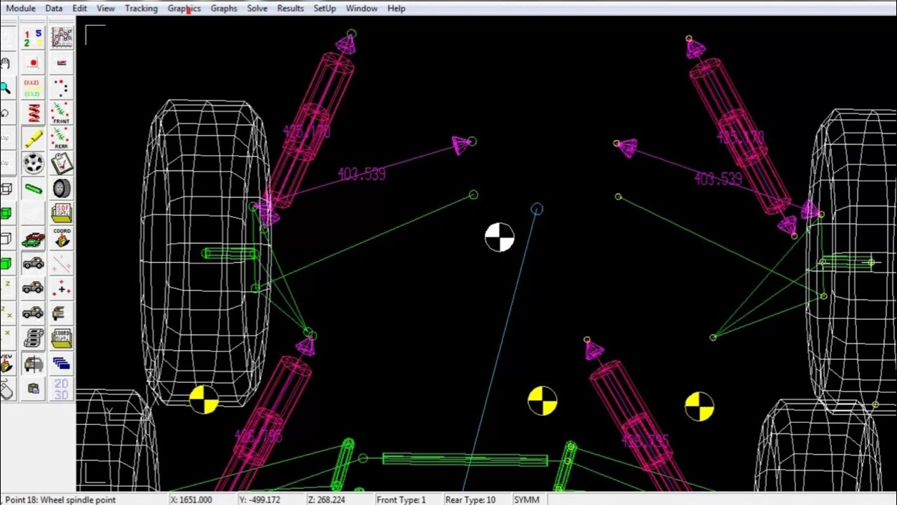 How to measure lengths and angles for suspension geometry in Lotus ...