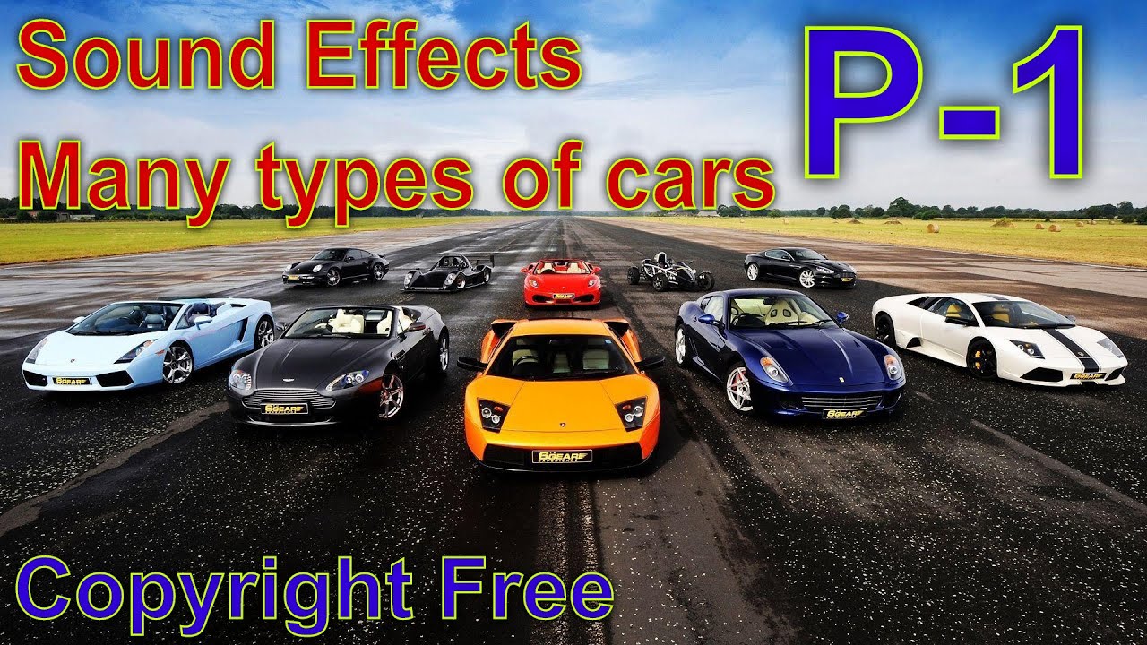 Car Sound Effects Of All Types Of Cars || Start To End || Part-01 ...