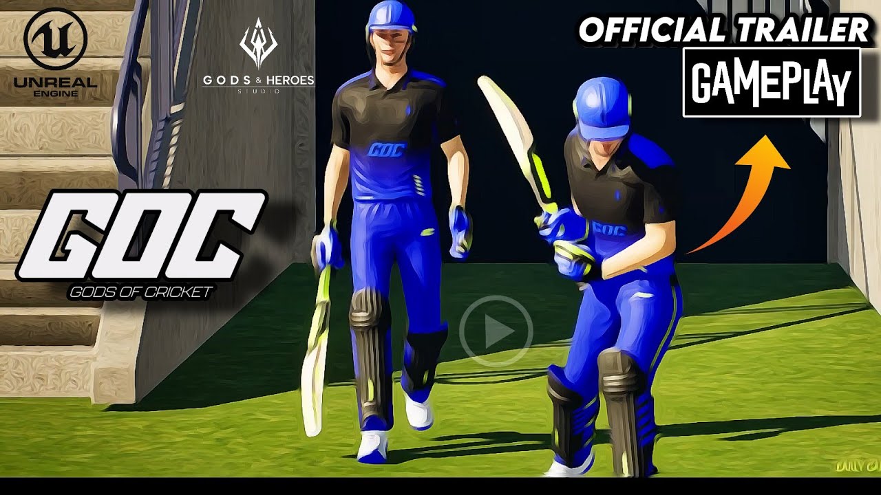 Gods of Cricket (GOC) New Gameplay Trailer | GOC Game Trailer Reaction ...