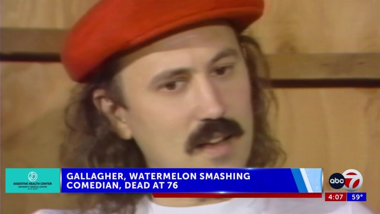 Gallagher, watermelon-smashing comedian, dead at 76 - YouTube