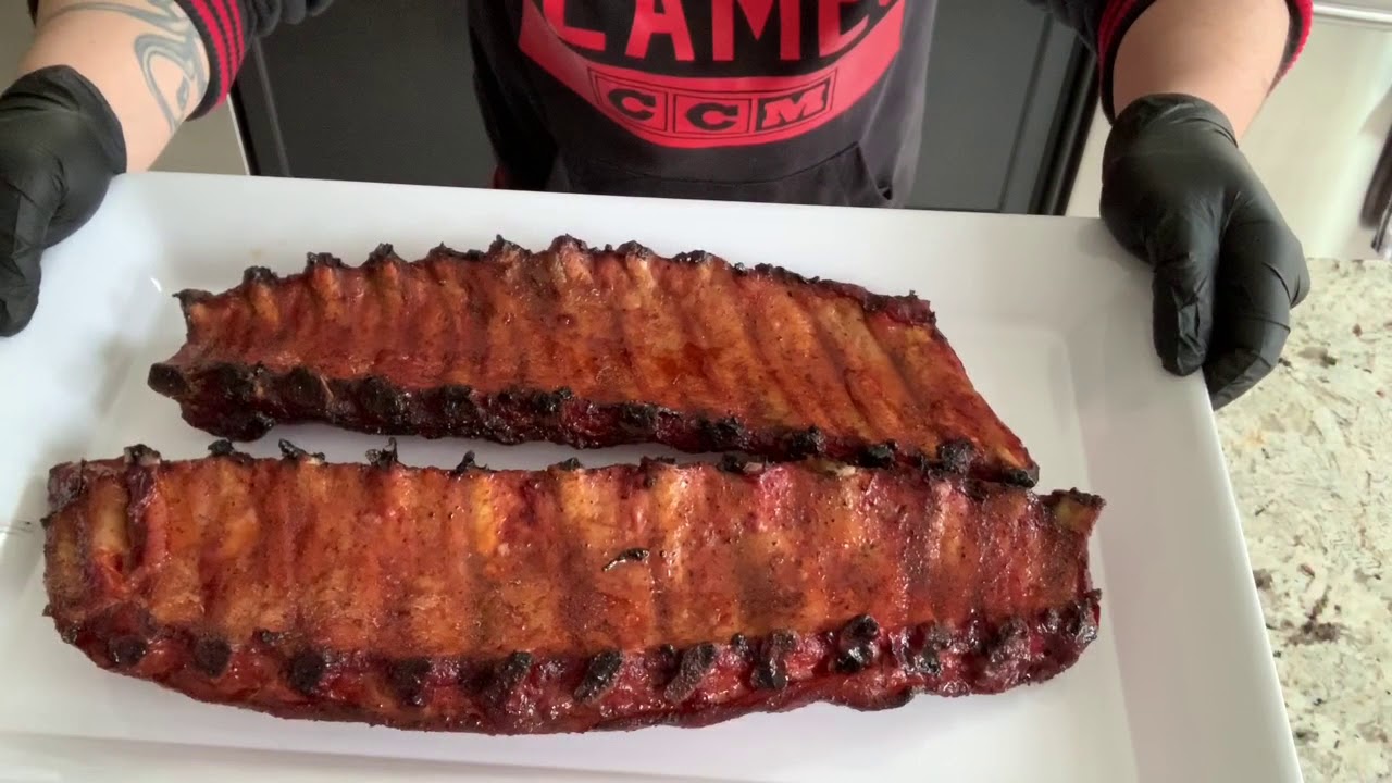 Smoked Pork Back Ribs - YouTube