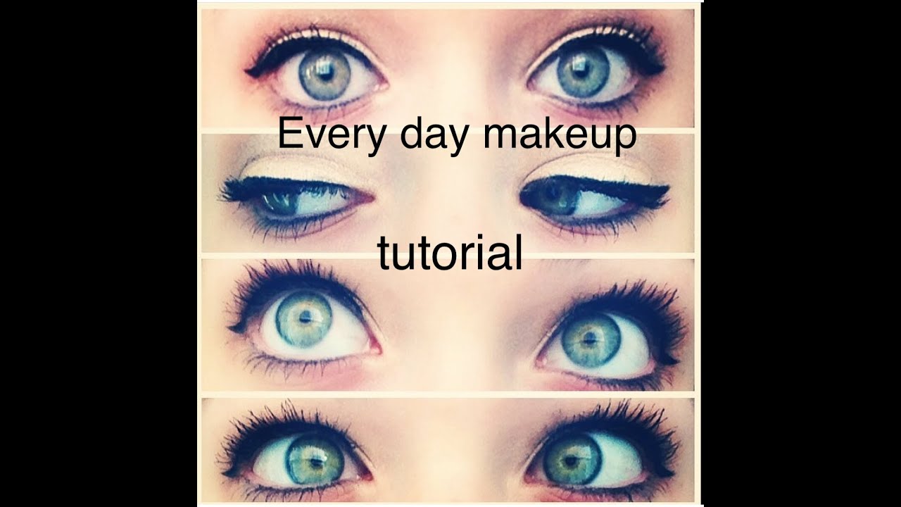 Every Day Eye Makeup Tutorial / Abby - YouTube