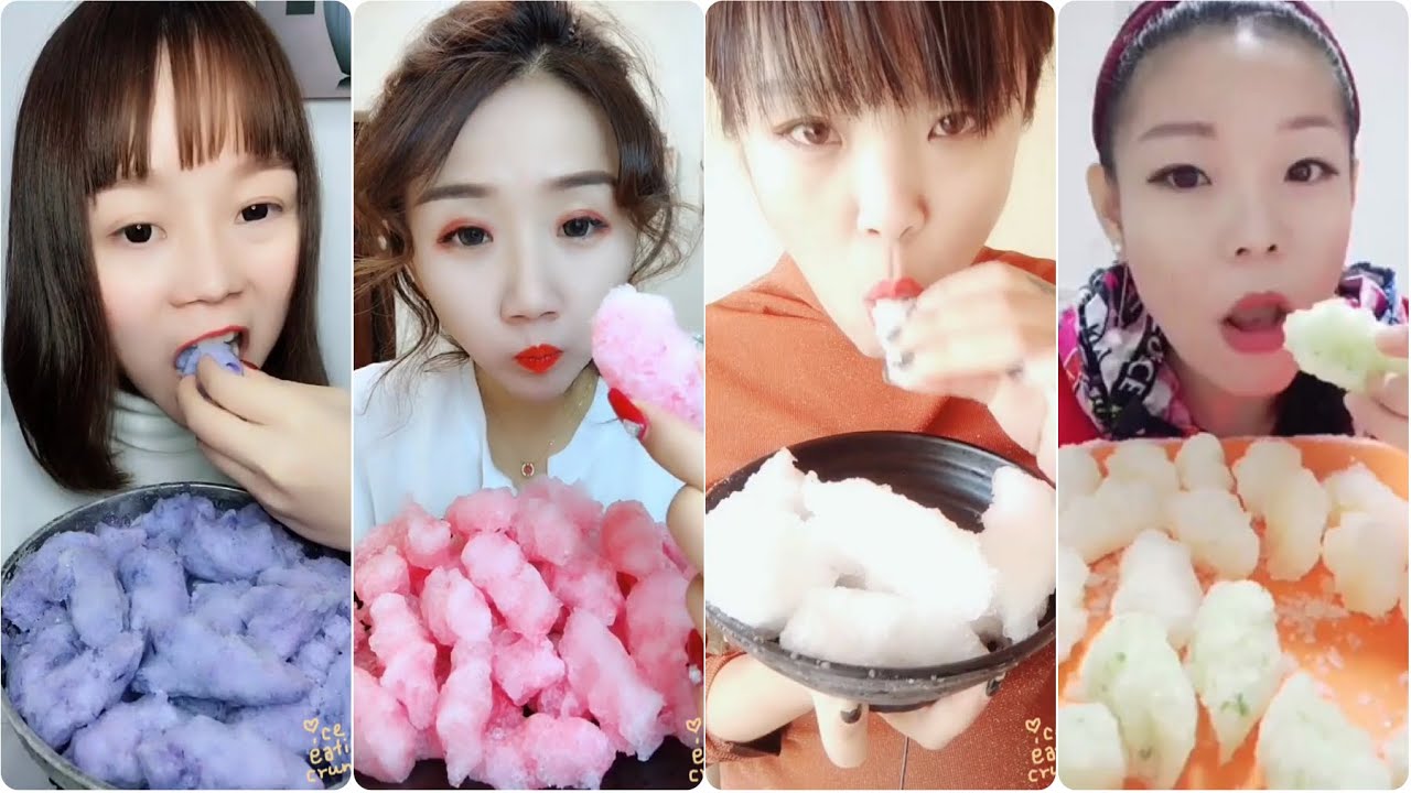 21 minutes colorful crushed ice dumplings 🥟 compilation - YouTube