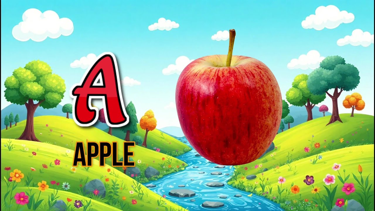 ABC Song for Kids | A for Apple & Fun Alphabet Song with Cute ...