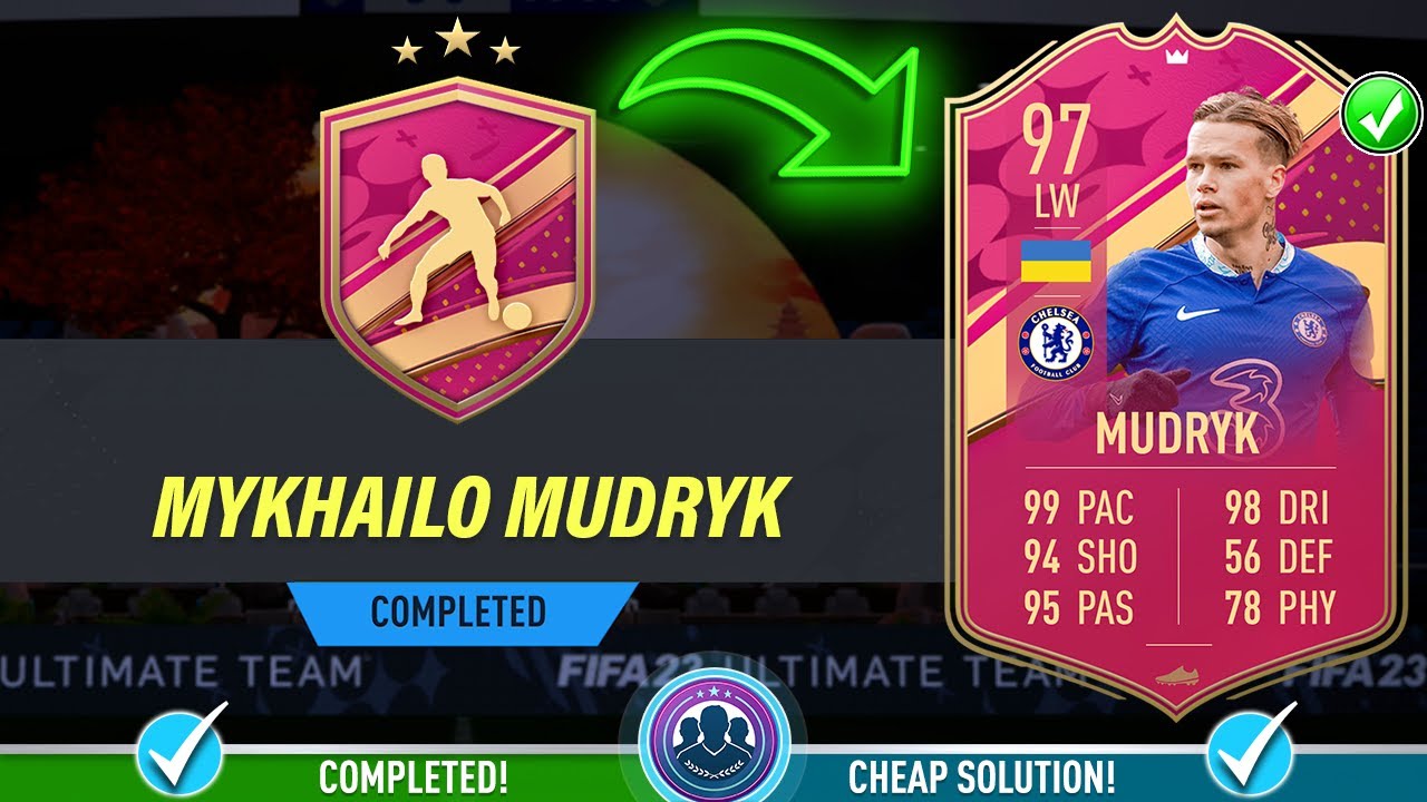 97 Premium FUTTIES Mykhailo Mudryk SBC Completed - Cheap Solution ...
