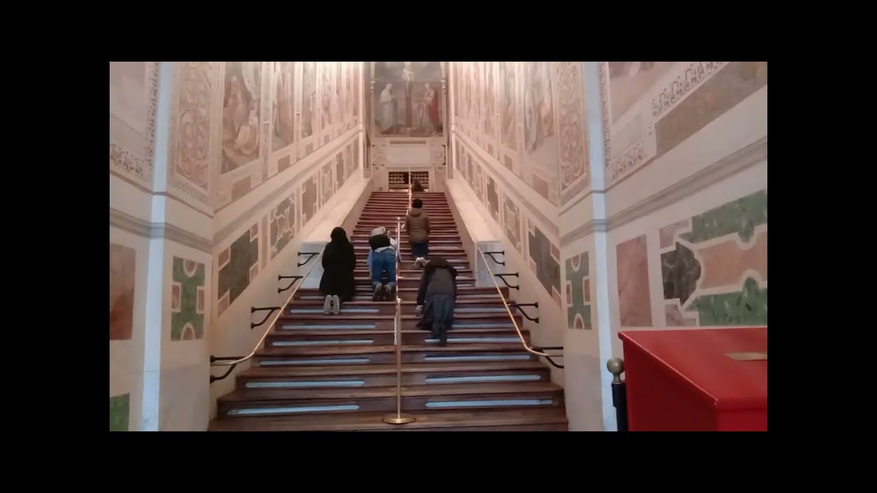 Rome Santa Scala (Holy Steps of Jesus) - YouTube