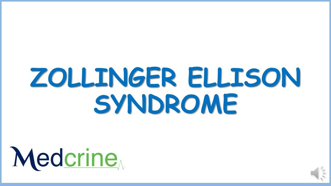 ZOLLINGER ELLISON SYNDROME? - YouTube