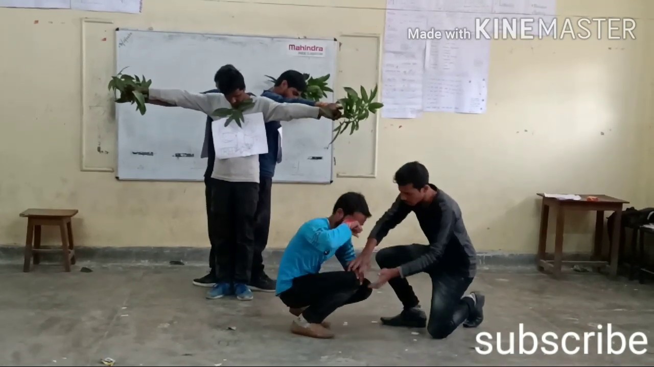 go green ,save tree .save environment. skit .performed by M P ...