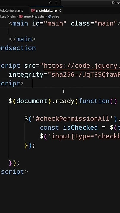 Checked All & Unchecked All | Spatie Role & Permission | Laravel 11 | Part 7 - YouTube