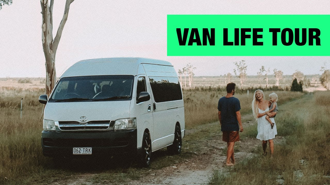 Van Life Tour | Our Custom Toyota Hiace Commuter Conversion - YouTube