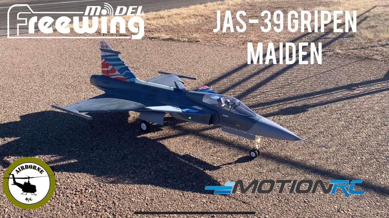 Freewing JAS-39 Gripen MAIDEN!! Plus Tips on CG, Rates and Gear! - YouTube