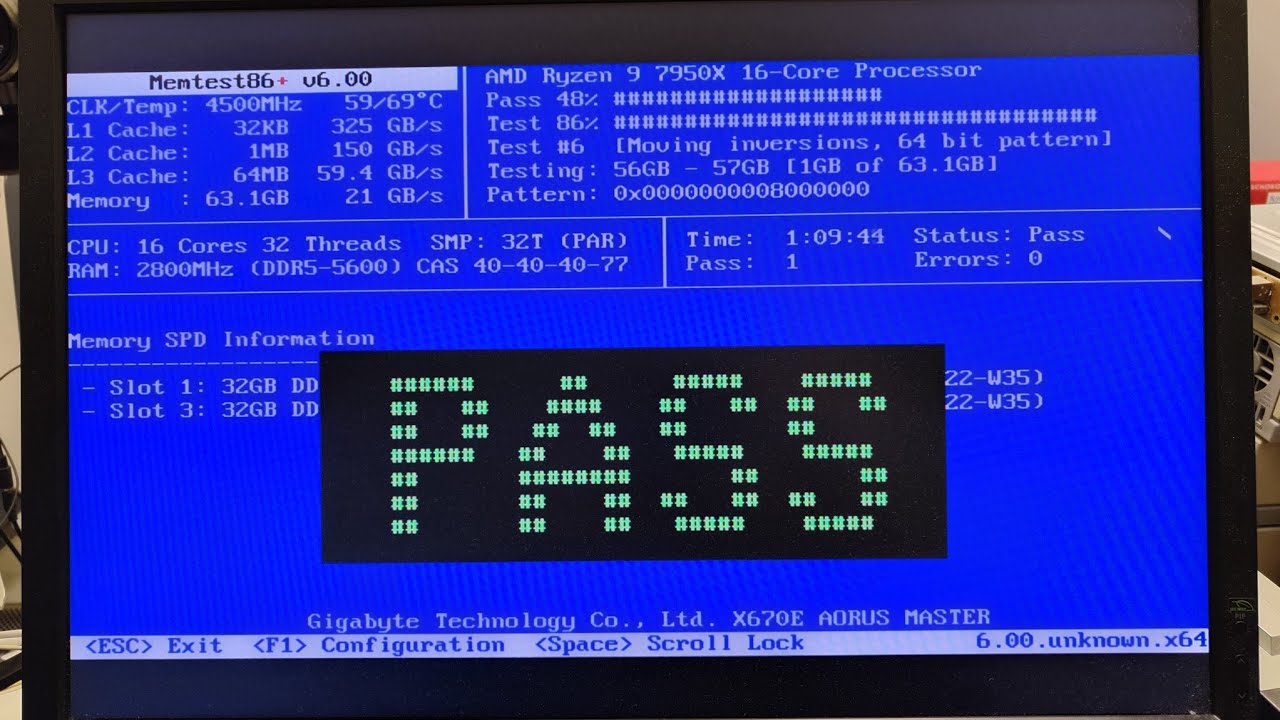 New and rewritten Memtest86+ is out! So le's try to compile to test my ...