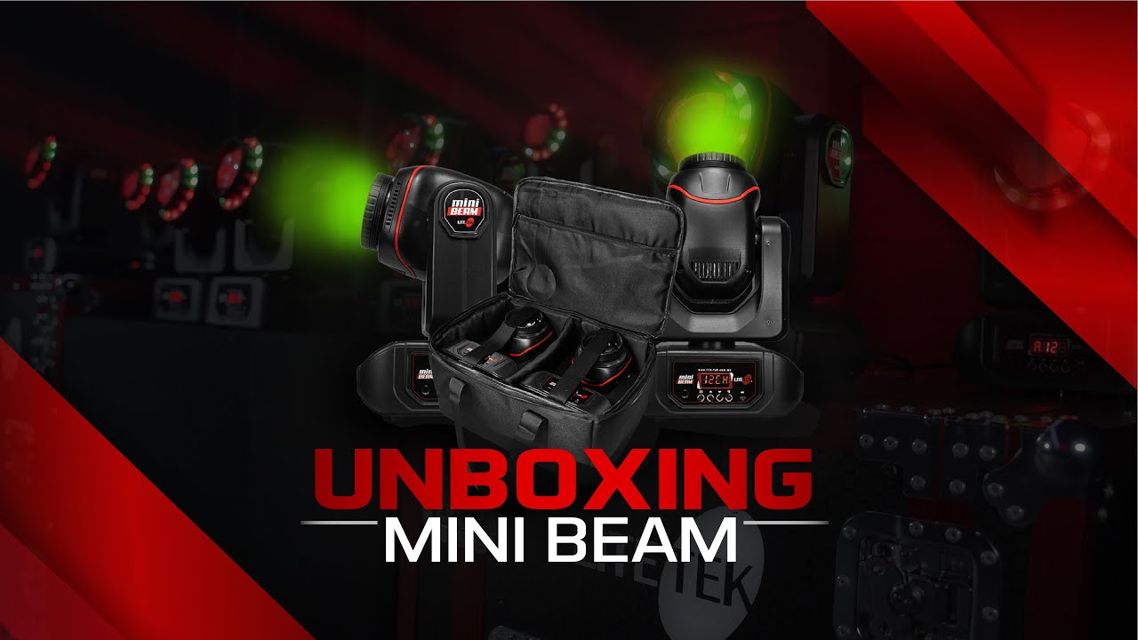 Unboxing Nueva Mini Beam - Cabeza móvil pequeña y de gran potencia ...