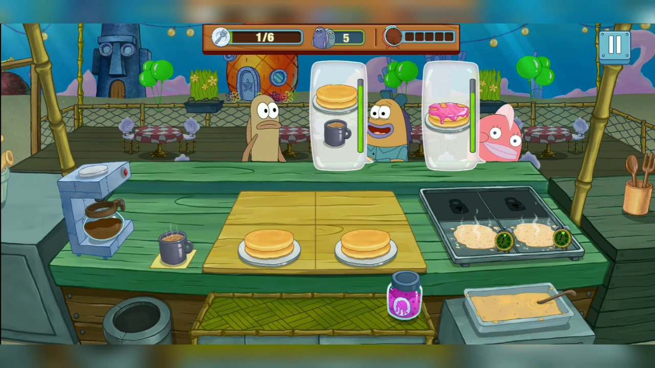 SpongeBob SquarePants Krusty Cook-Off | Gameplay Walkthrough | No ...