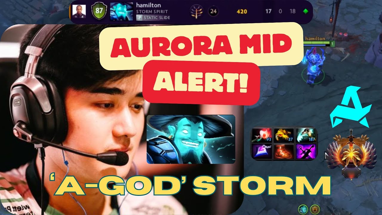ABED vs RANK 2 | NEW AURORA MID INSANE STORM GAME HIGHLIGHTS | SEA HIGH ...