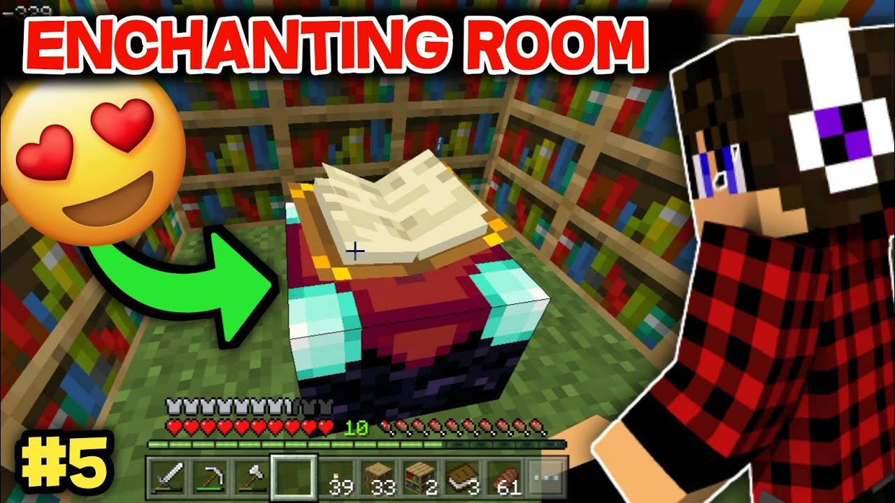 I Made *MAX LEVEL* Enchanting Room in Minecraft Pocket Edition 😱 ...