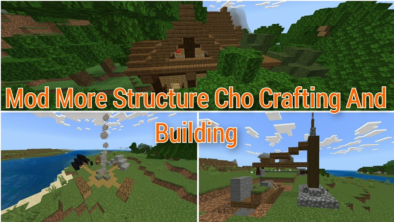 Mod More Structure Cho Survival Trong Crafting And Building - YouTube
