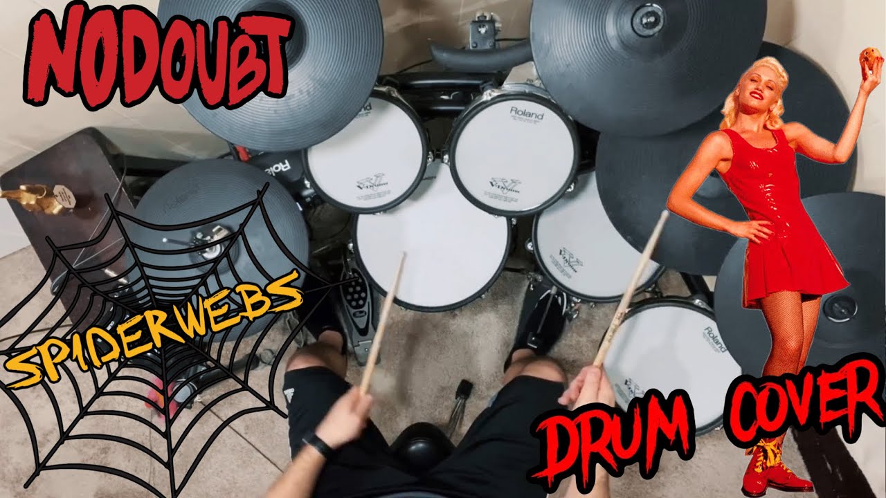 Spiderwebs by No Doubt Drum Cover - Throwback Drummer - YouTube