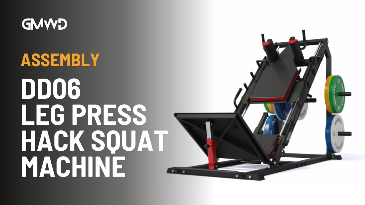 GMWD Leg Press Hack Squat Machine DD06 | Assembly Guide - YouTube