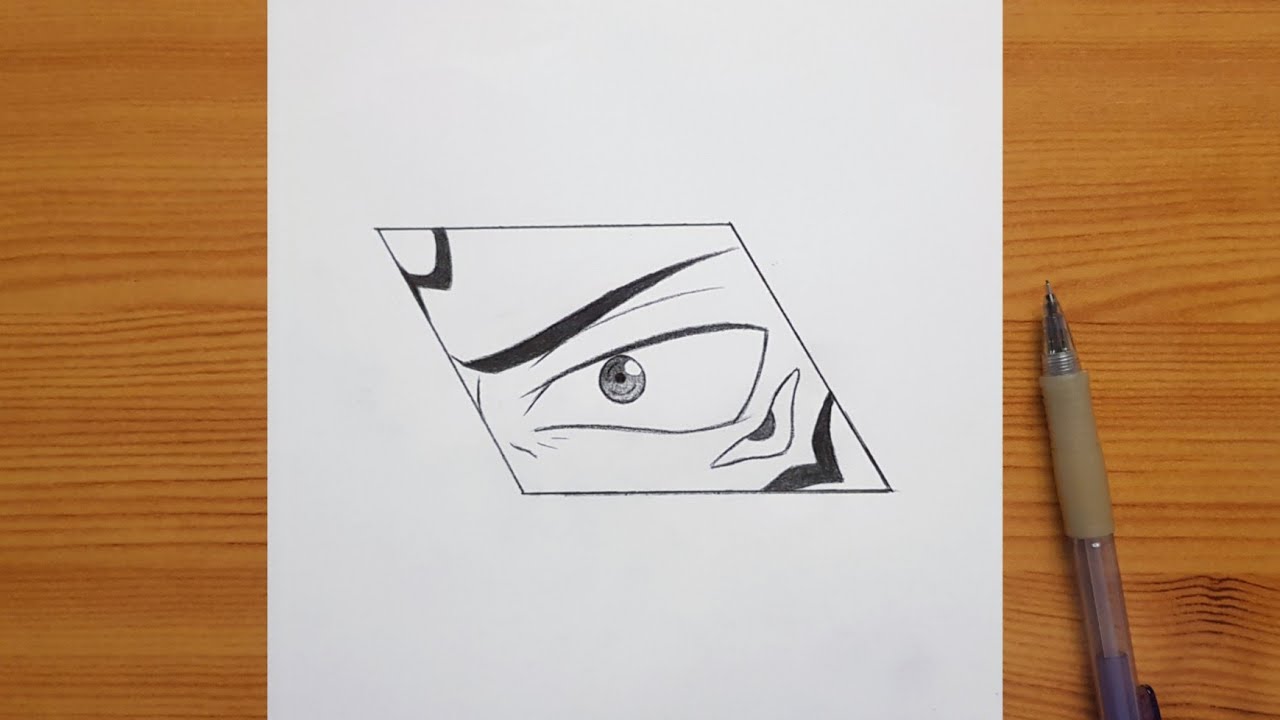 How To Draw Sukuna Eye Ryomen Sukunas Eye Step By Step Easy Drawing For Beginners Youtube