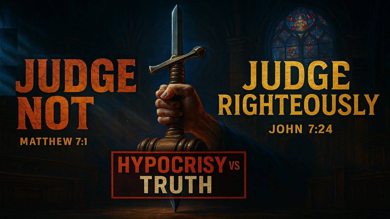 🔥CAN CHRISTIANS JUDGE ONE ANOTHER? "The Truth About Righteous Judgment ...