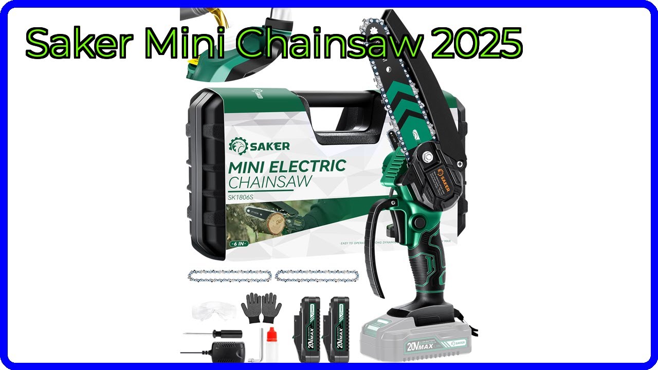 REVIEW (2026): Saker Mini Chainsaw 2025. ESSENTIAL details. - YouTube