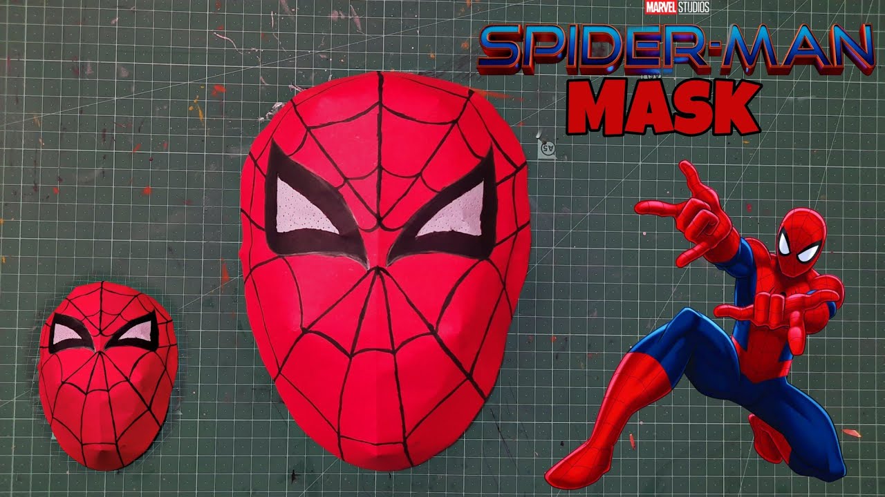 How To Make Spider man Mask With Paper Spider man Mask Making Diy Spider man Mask At Home How To Make Spider man Mask With Paper Spider man Mask Making Diy Spider man Mask At Home