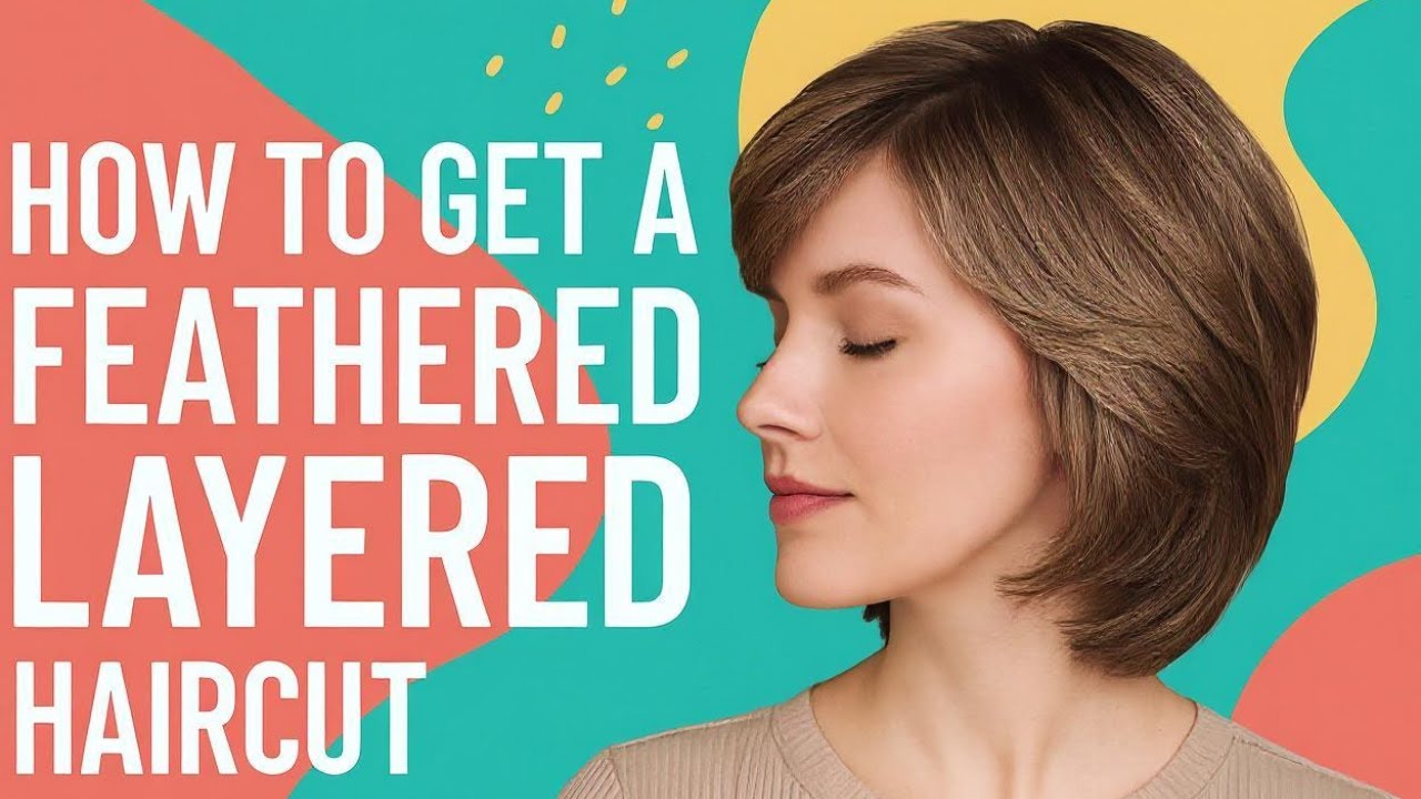 How to Get a Feathered Layered Haircut - YouTube