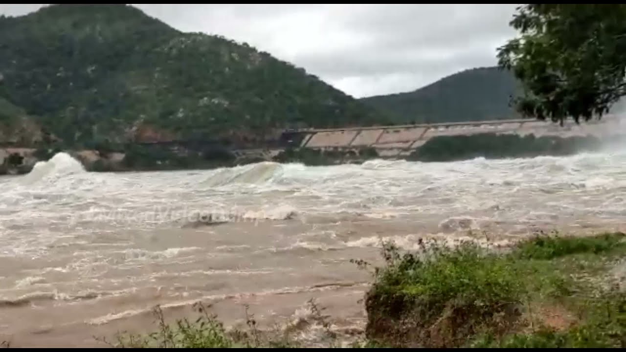 Somasila Dam Gates are Opened due to the heavy water flow | # ...