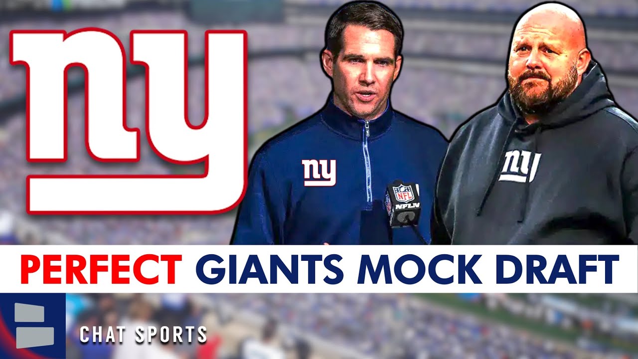 PERFECT New York Giants Mock Draft - YouTube
