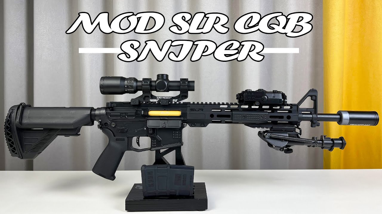 How to Transform Your SLR CQB Gel Blaster into a Powerful Sniper! - YouTube