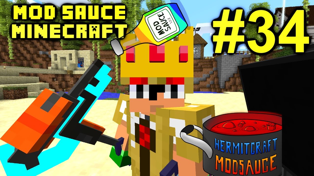 Minecraft Mod Sauce Ep. 34 - New Mods AE2 Quantum Ring!!! ( HermitCraft ...
