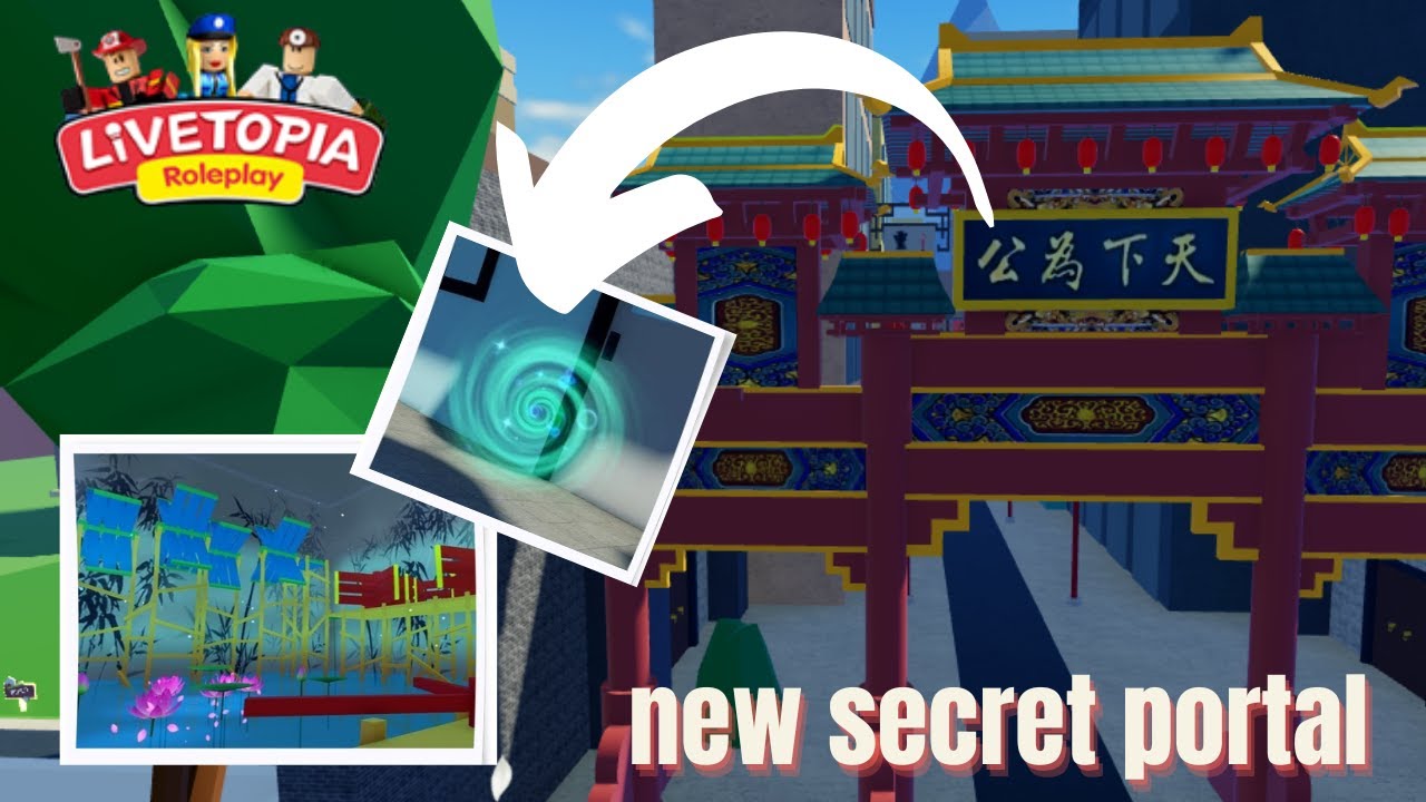 LIVETOPIA NEW *SECRET PORTAL* REVEALED IN CHINA TOWN // UPDATE 101 ...